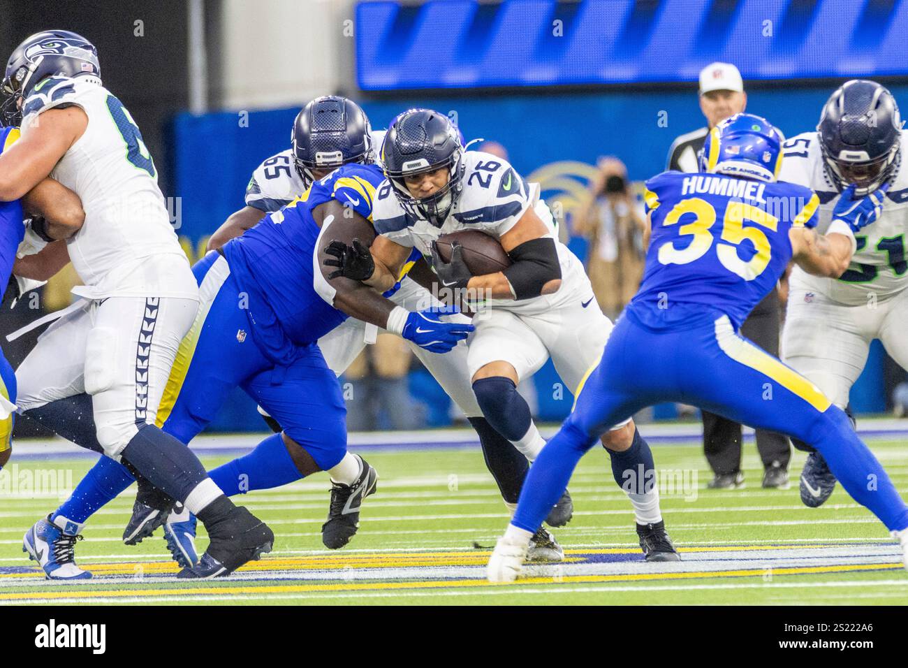 Zach charbonnet seahawks 2025 hi-res stock photography and images - Alamy