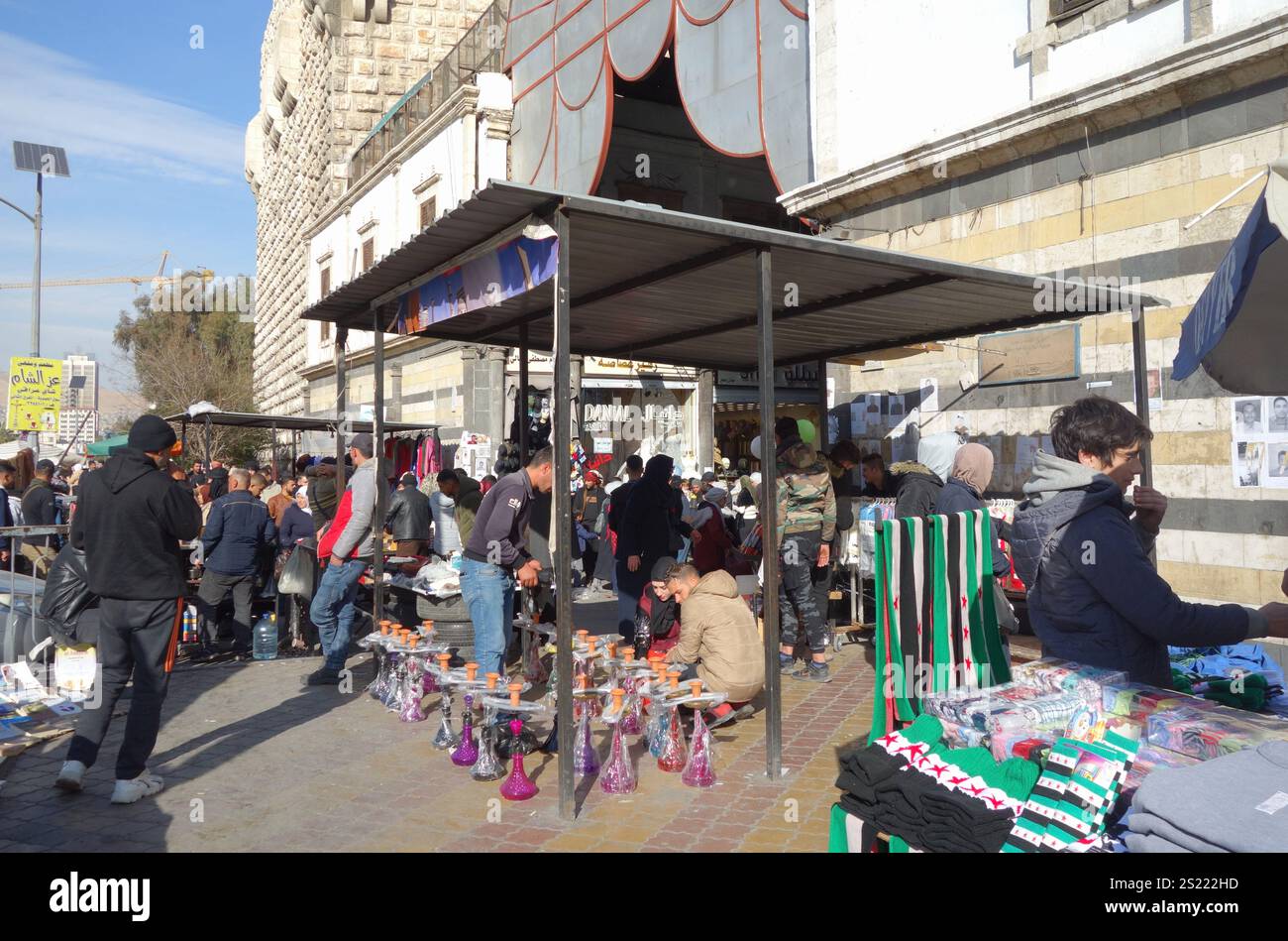 Damascus Sham, Syria. 05th Jan, 2025. Daily life in Damascus, Syria, on ...