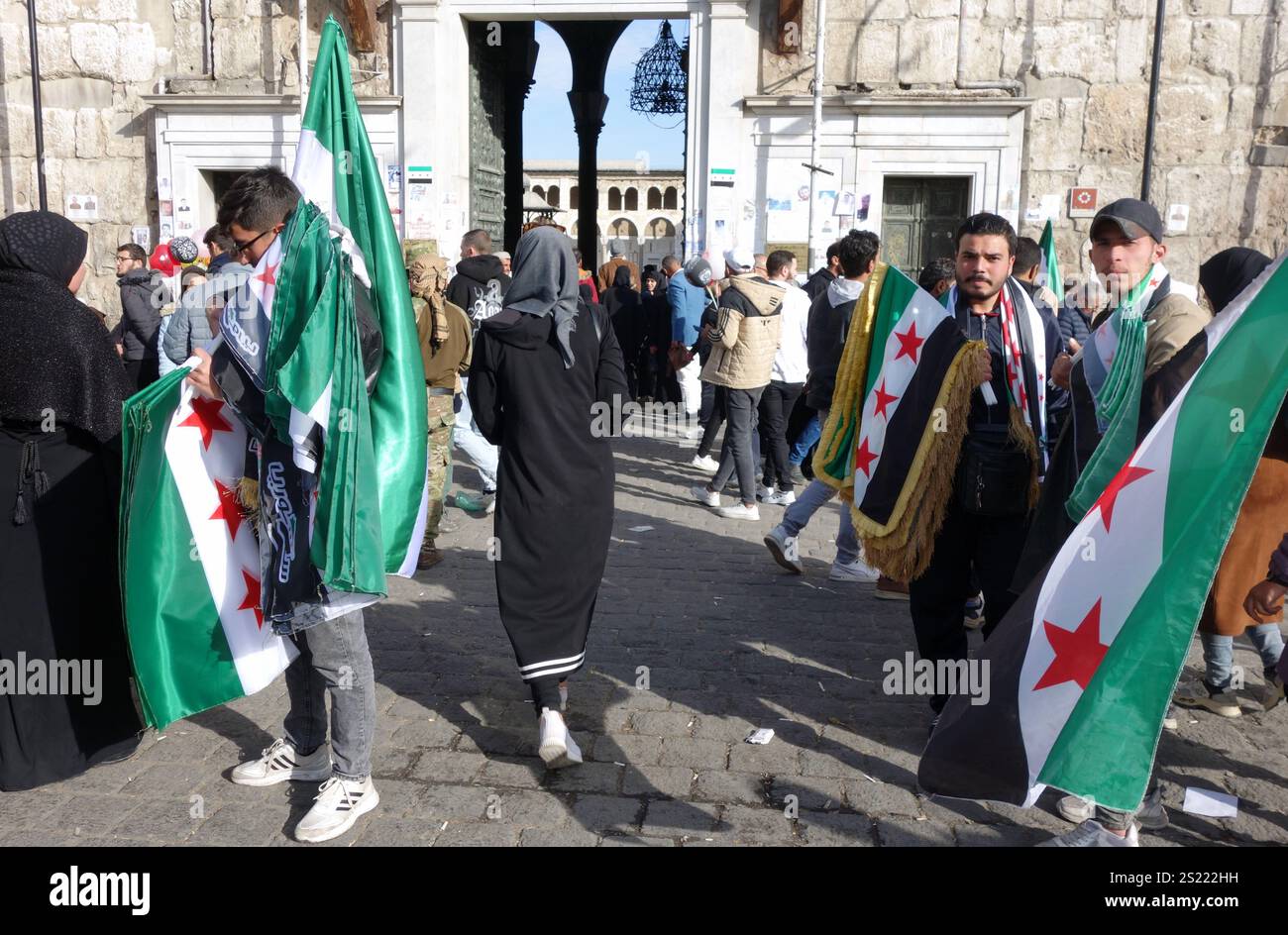 Damascus Sham, Syria. 05th Jan, 2025. Daily life in Damascus, Syria, on ...