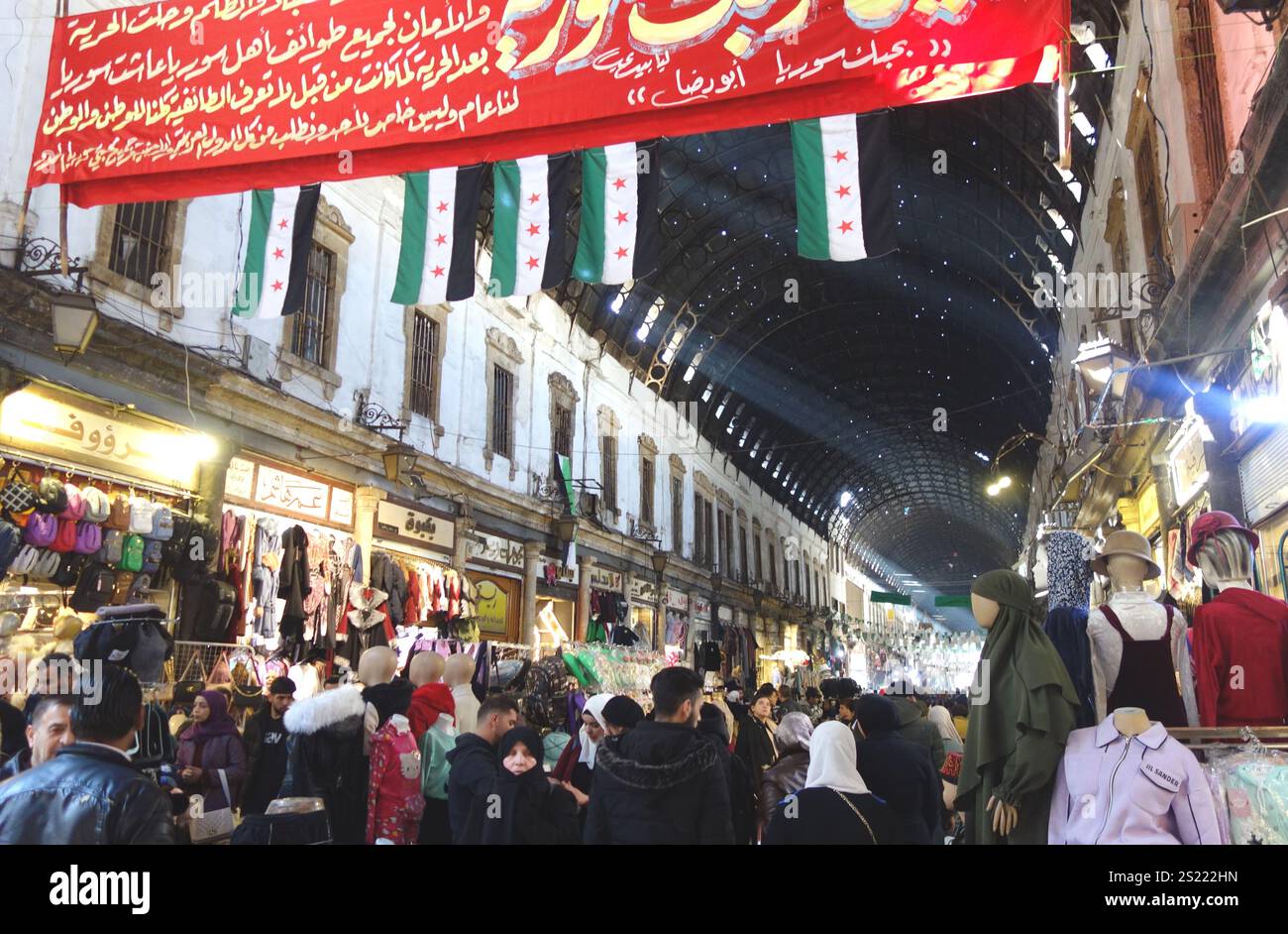 Damascus Sham, Syria. 05th Jan, 2025. Daily life in Damascus, Syria, on ...
