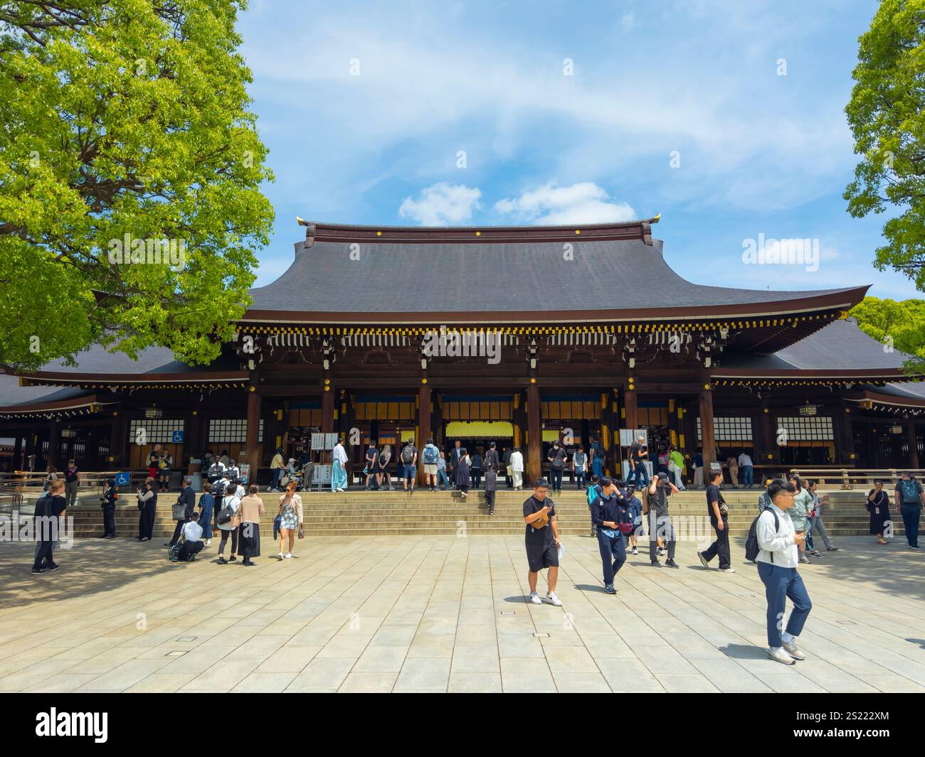 Gehaiden of Meiji Shrine. Meiji Jingu Shrine is a Shinto shrine ...