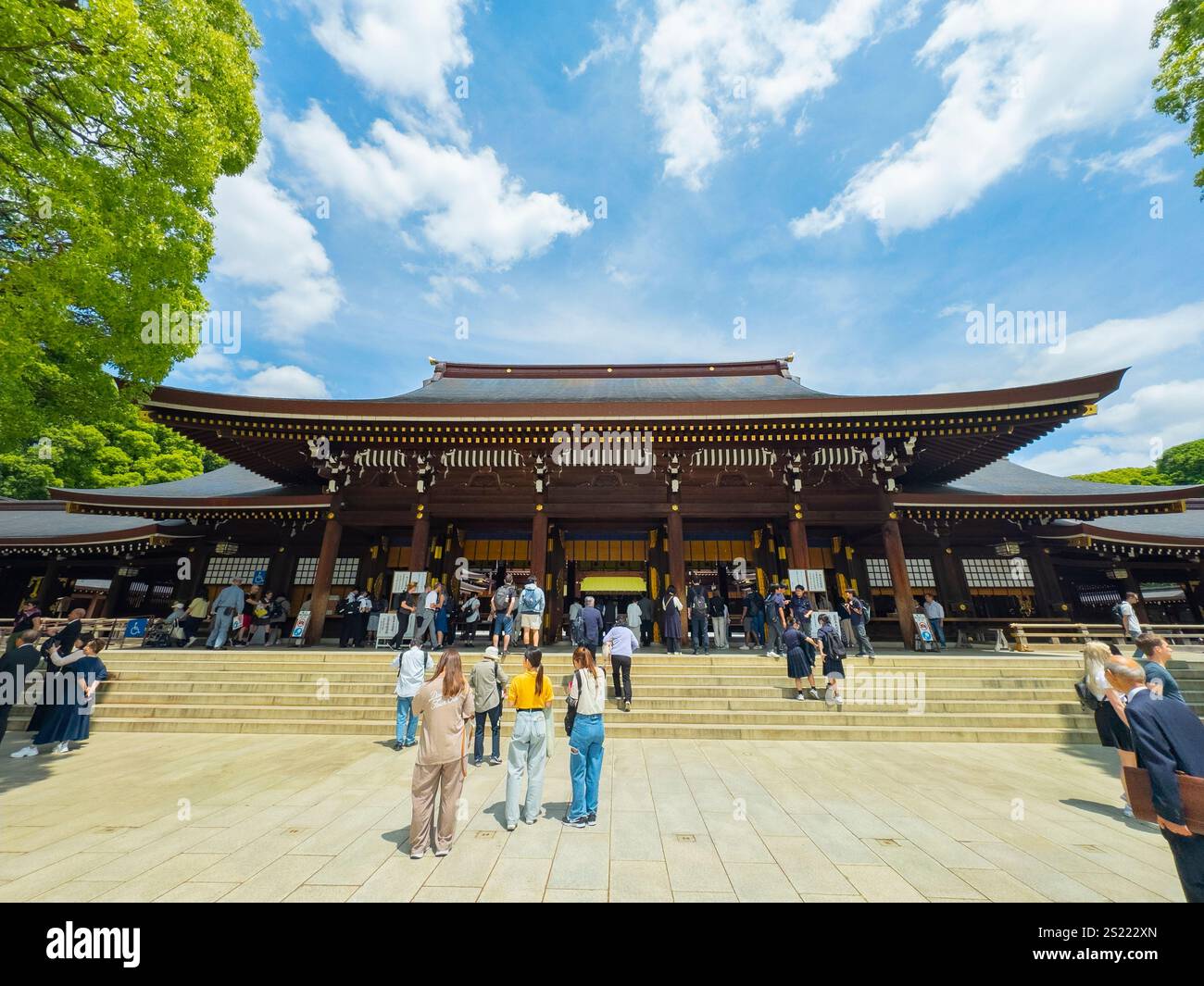 Gehaiden of Meiji Shrine. Meiji Jingu Shrine is a Shinto shrine ...