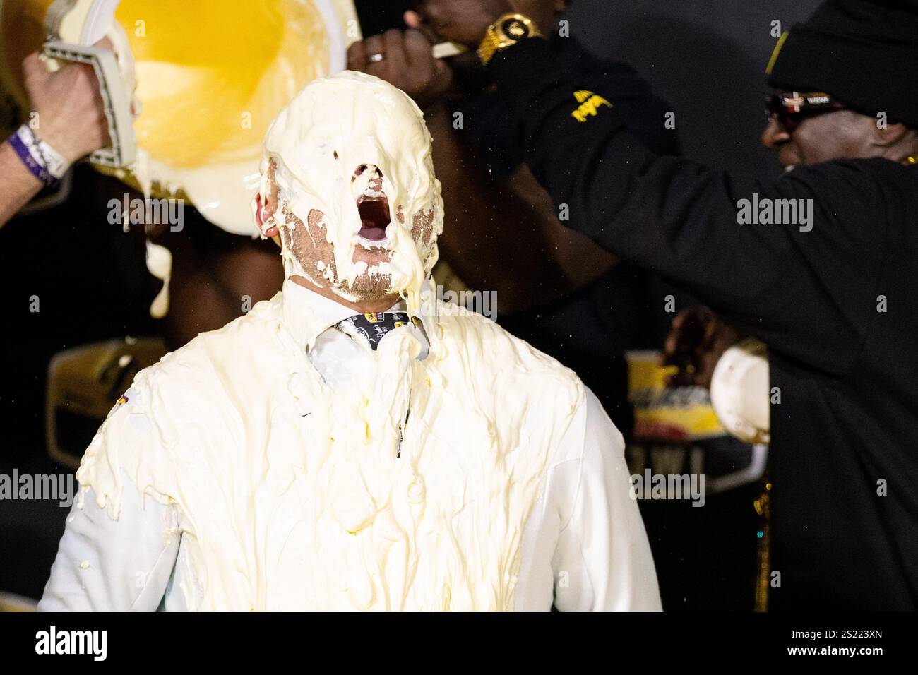 January 3, 2025: Minnesota head coach PJ Fleck gets dunked with ...