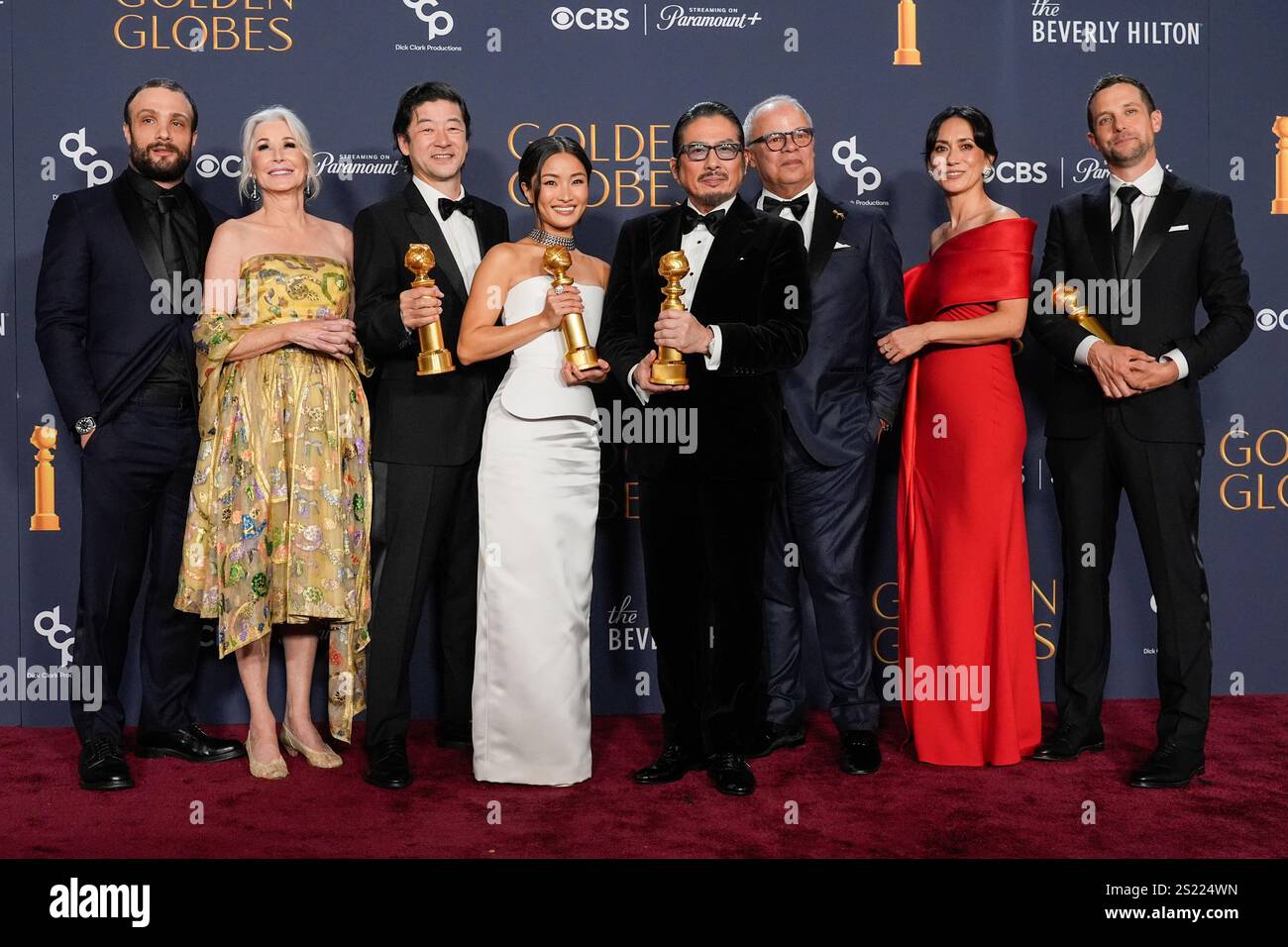 Cosmo Jarvis, from left, Michaela Clavell, Tadanobu Asano, Anna Sawai ...