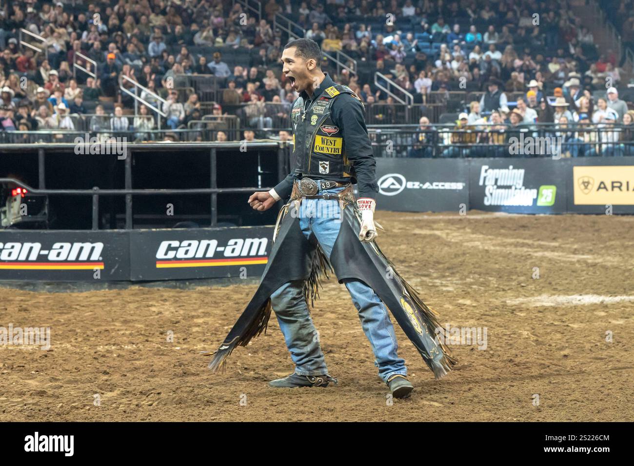 NEW YORK, NEW YORK - JANUARY 05: Sandro Batista rides Say When during ...