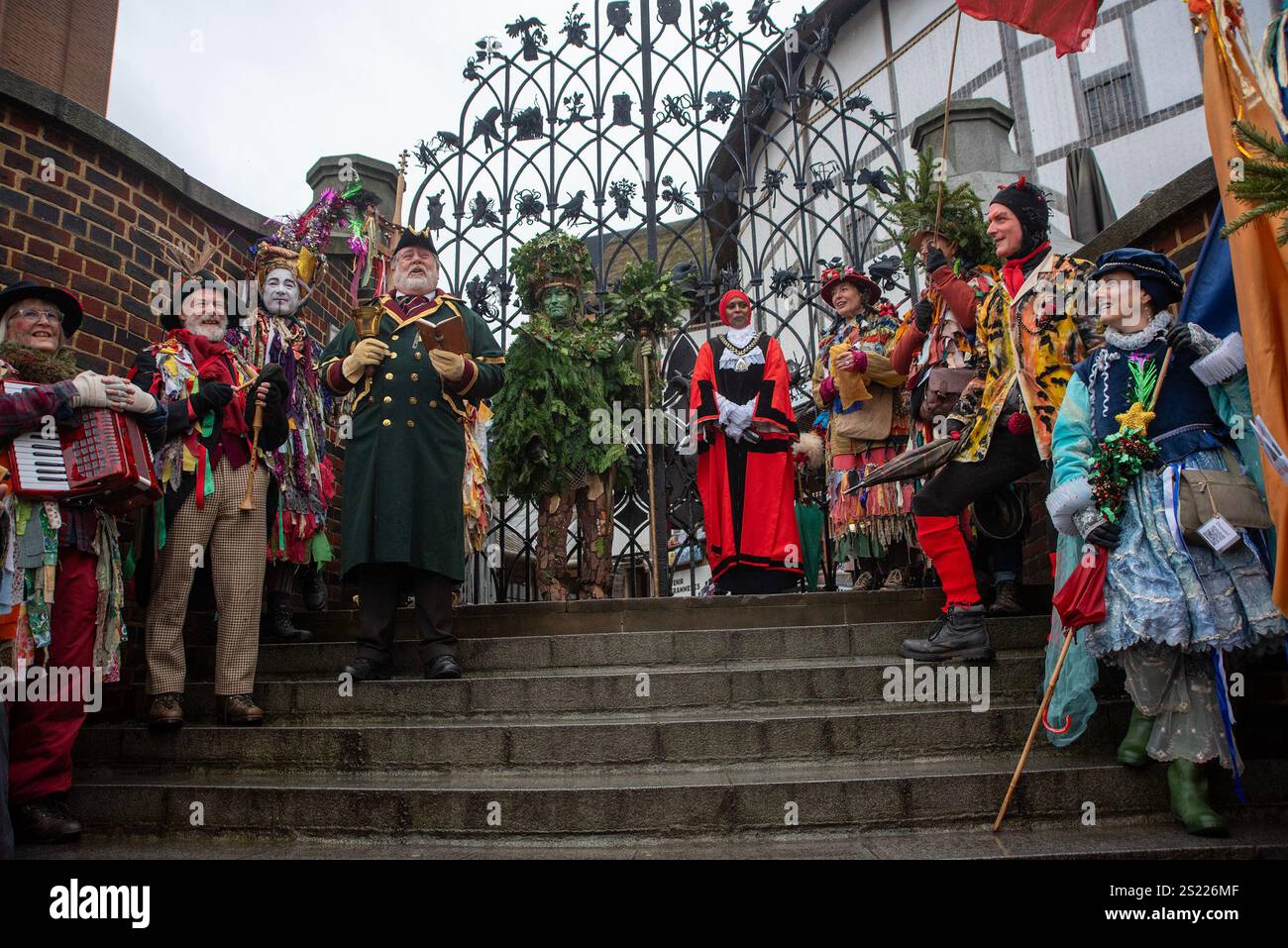 The mummers and the Mayor of London Borough of London, Naima Ali ...