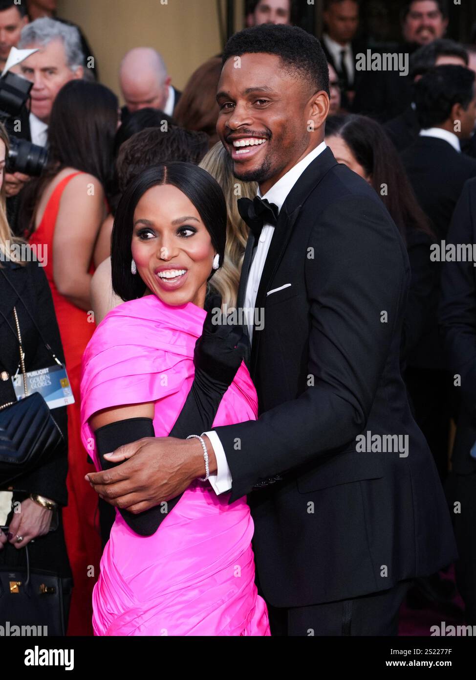 Los Angeles, USA. 05th Jan, 2025. Kerry Washington and Nnamdi Asomugha ...