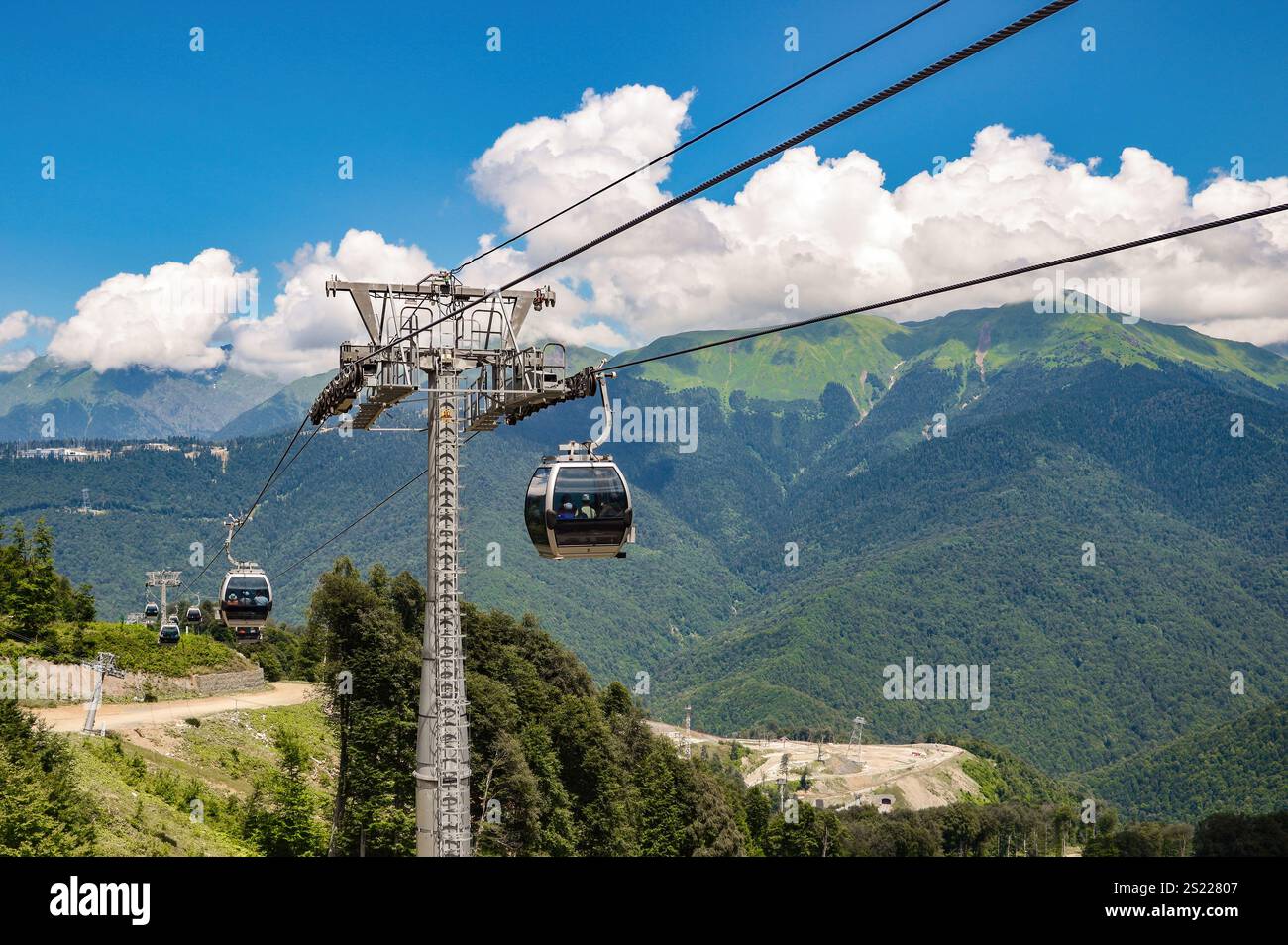 Cable car serene mountain landscape hi-res stock photography and images ...