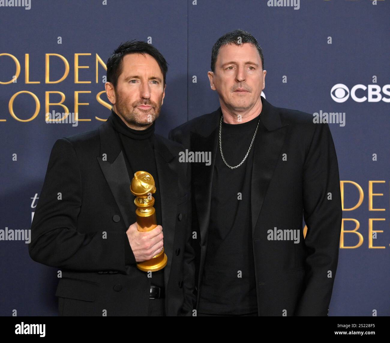 Los Angeles, United States. 05th Jan, 2025. (L-R) Trent Reznor and ...