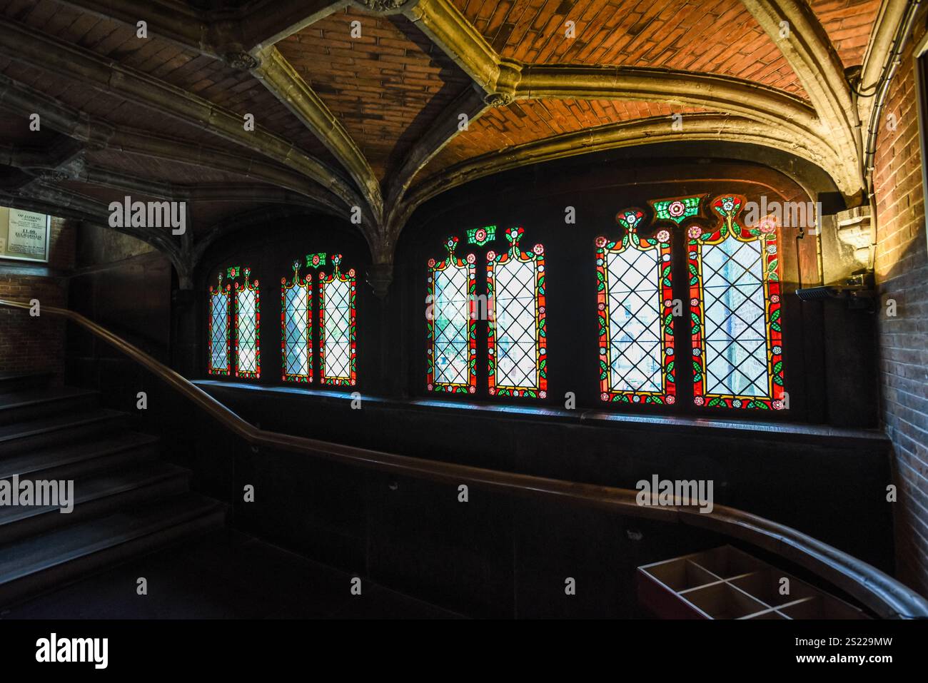 Stained Glass and Vaulted Ceilings at Basilica of the Holy Blood ...