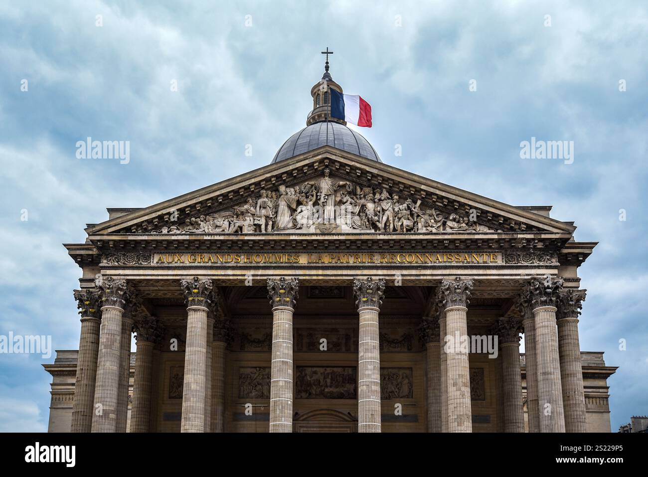 The Majestic Facade of the Pantheon - Paris, France Stock Photo - Alamy