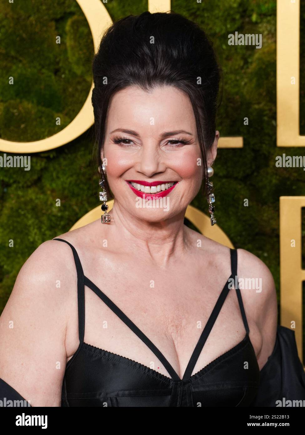 Los Angeles, USA. 05th Jan, 2025. Fran Drescher walking on the red carpet at The 82nd Annual ...
