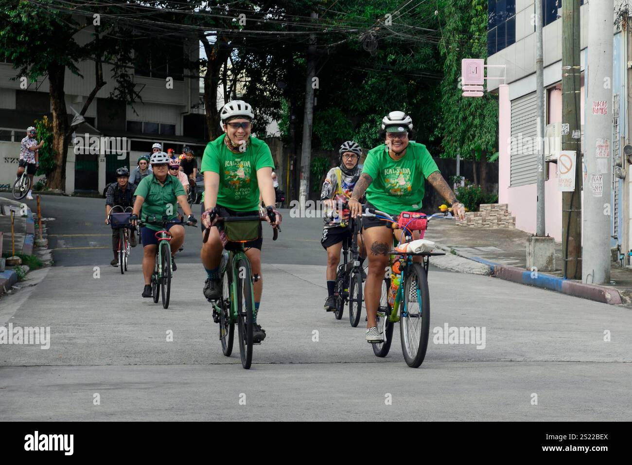 First Car Free Sunday of 2025 in Quezon City, Philippines Cyclists ride ...