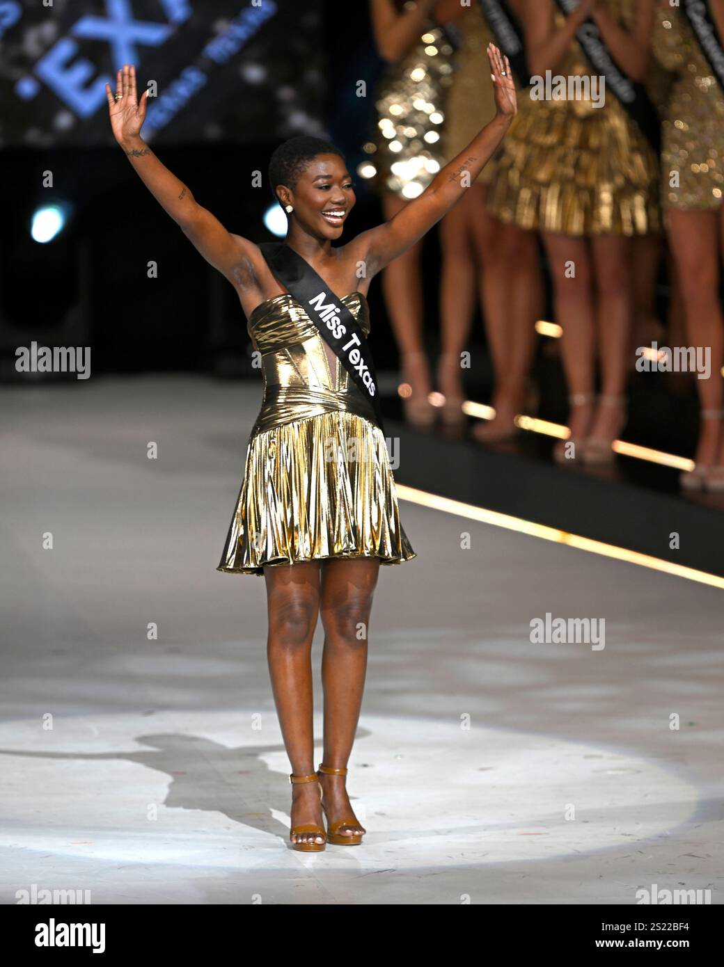 Orlando, United States. 05th Jan, 2025. Miss Texas Annette Addo-Yobo is ...