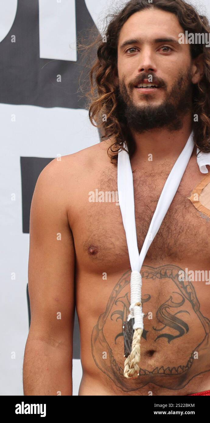 December 22, 2024, Waimea Bay, Hawaii, USA: Surfer LANDON MCNAMARA, 28 ...