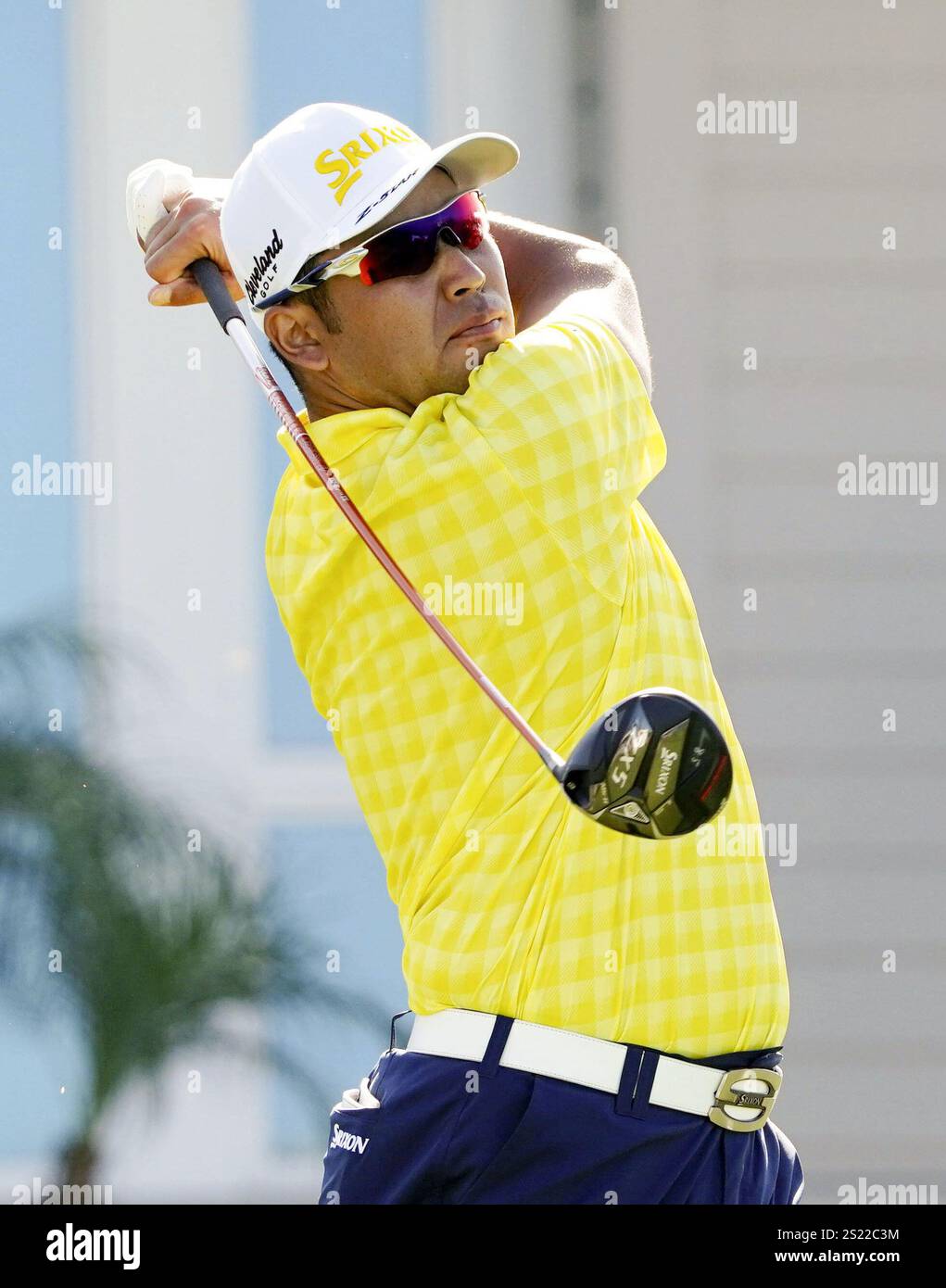 Japan's Hideki Matsuyama plays during the final round of The Sentry ...