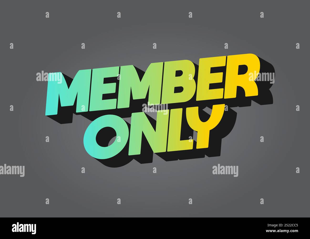 Member only. Text effect design for social media or marketing ads Stock ...