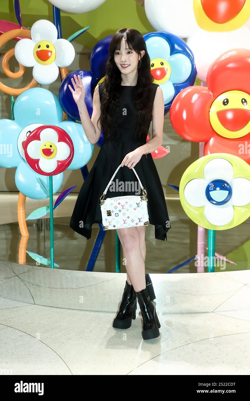 Taiwanese actress and writer Gingle Wang attends an activity in Taipei ...