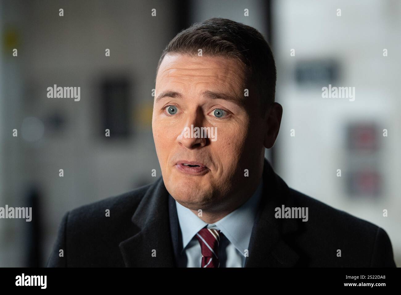 London, UK. 05 January 2025. Health Secretary Wes Streeting seen ...