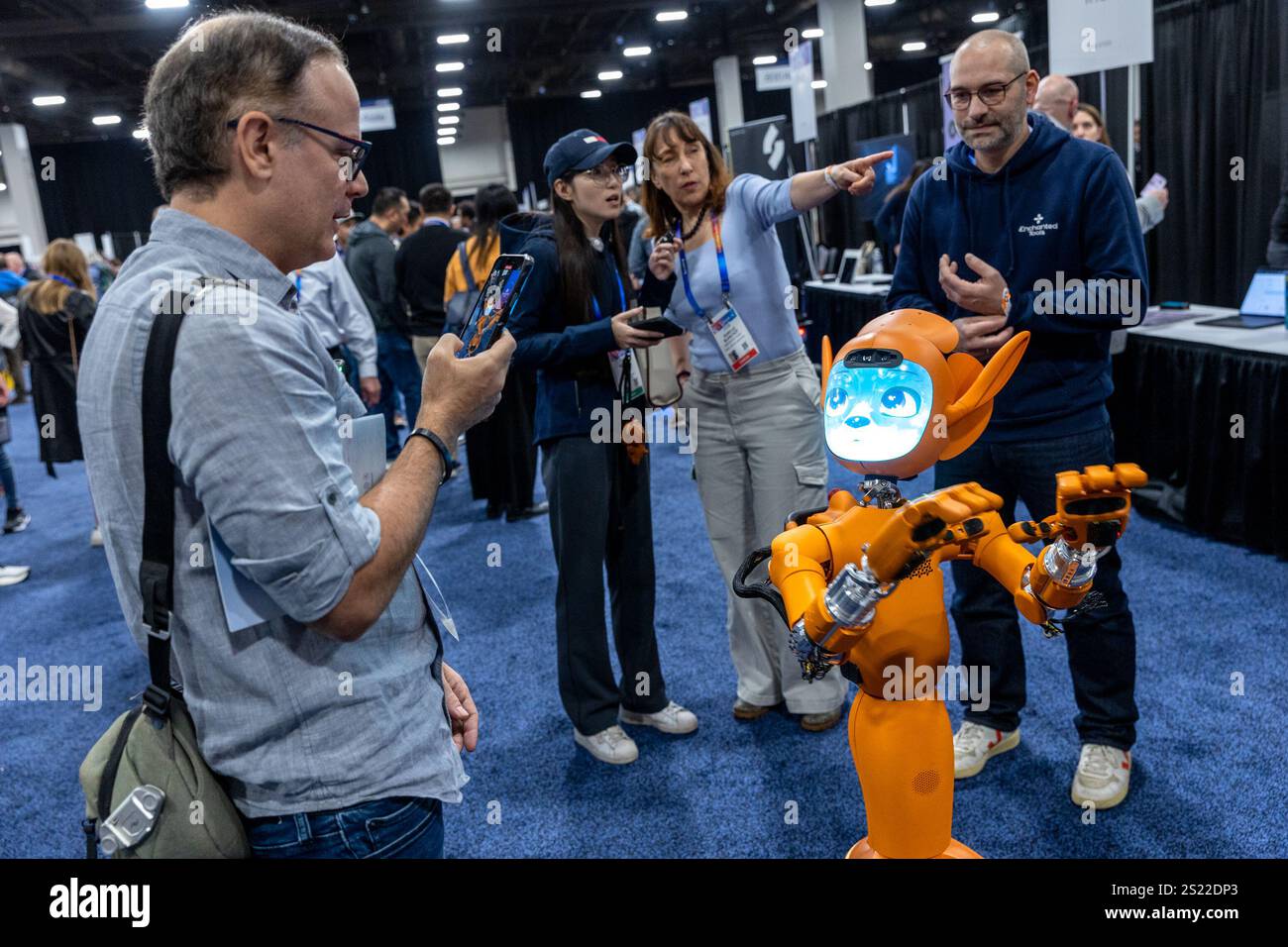 Las Vegas, USA. 05th Jan, 2025. A robot by Enchanted Tools, presented ...
