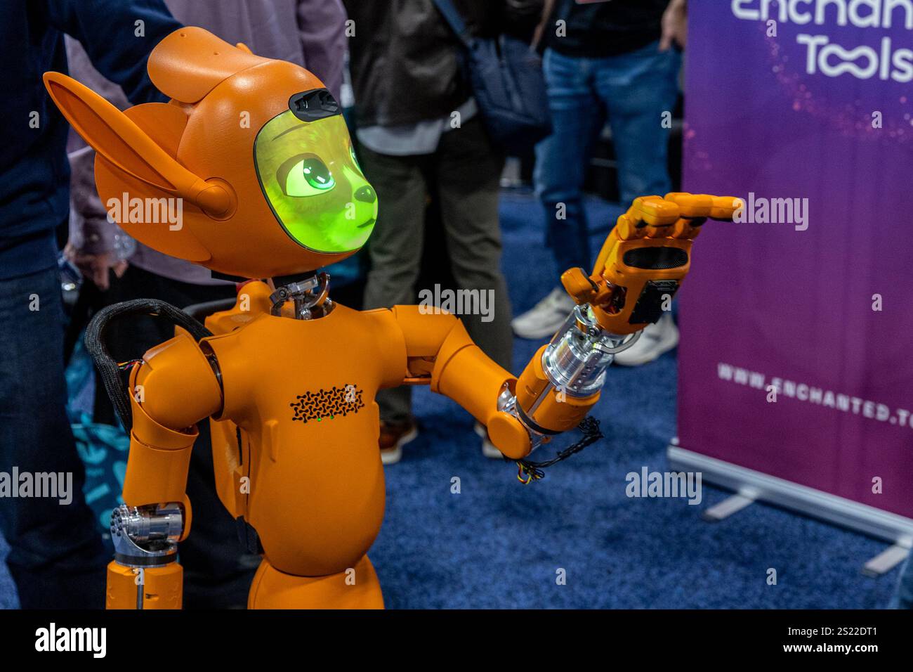 A robot by Enchanted Tools, presented during CES Unveiled, where ...