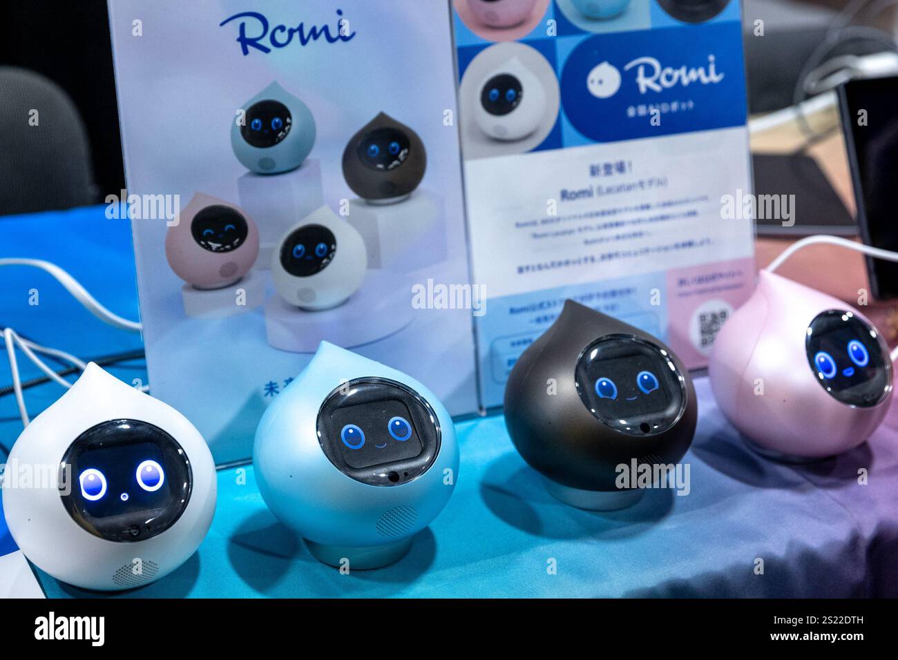 Las Vegas, USA. 05th Jan, 2025. Romi, a specialized conversation robot ...