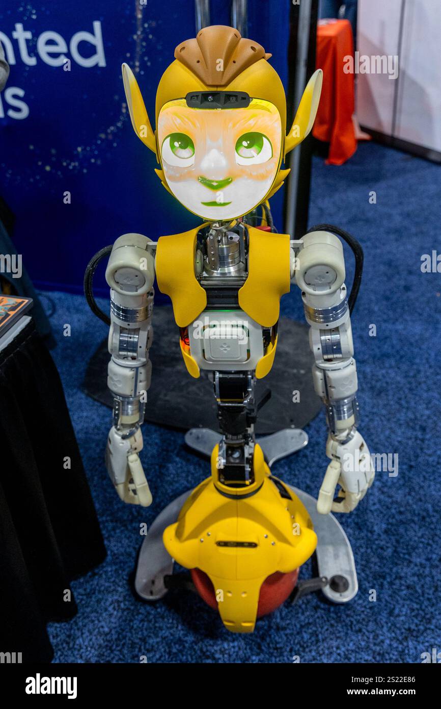 A robot by Enchanted Tools, presented during CES Unveiled, where ...