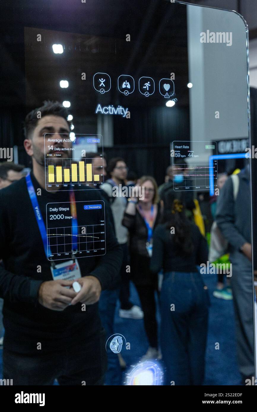 Las Vegas, USA. 05th Jan, 2025. Withings' Omnia, a full-size body ...