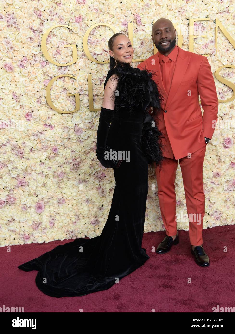 Pamela Chestnut and Morris Chestnut arriving to the 82nd Annual Golden ...