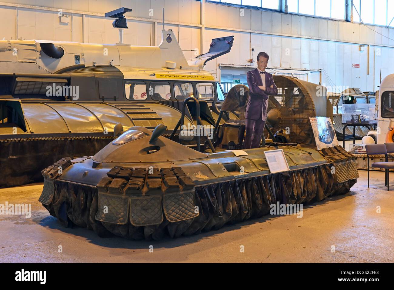 Military hovercraft used in the James Bond film, Die another day, on ...