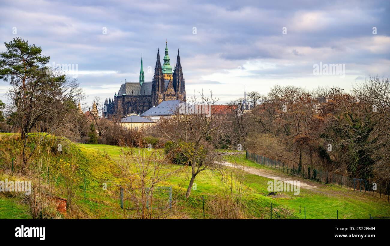 Majestic castle rises above hi-res stock photography and images - Alamy