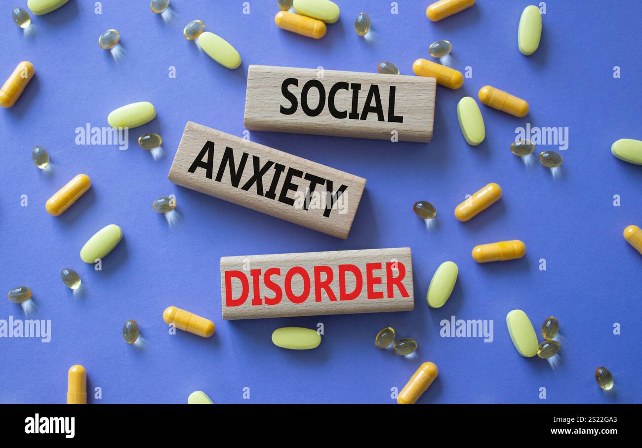 Social Anxiety Disorder symbol. Concept words Social Anxiety Disorder ...