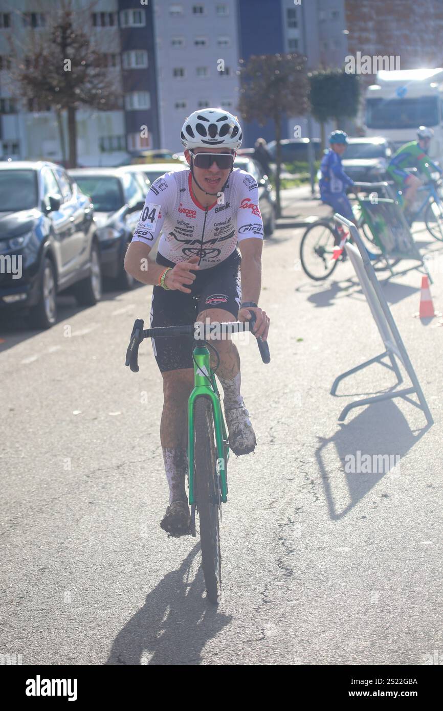 Villaviciosa, Spain, 05th January, 2025: MMR Academy cyclist Benjamín ...