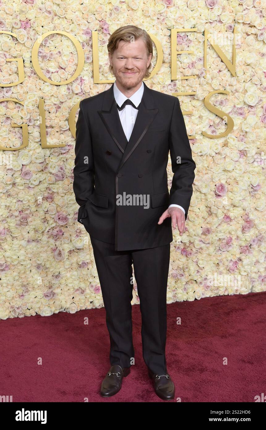 Beverly Hills, USA. 05th Jan, 2025. Jesse Plemons arriving to the 82nd ...