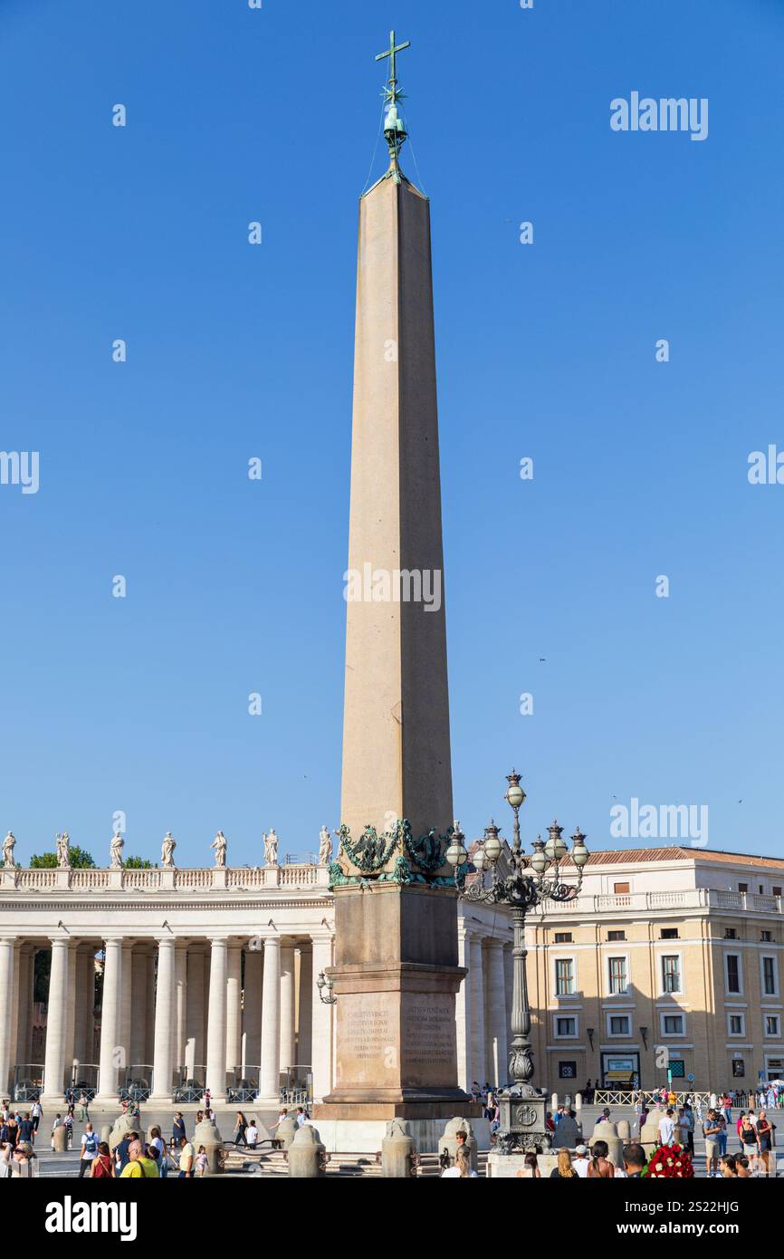 Saint Peter's Square Obelisk, Vatican City Stock Photo - Alamy