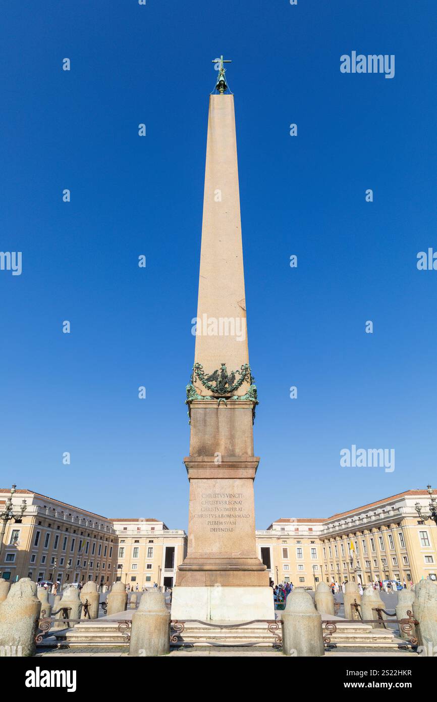 Saint Peter's Square Obelisk, Vatican City Stock Photo - Alamy
