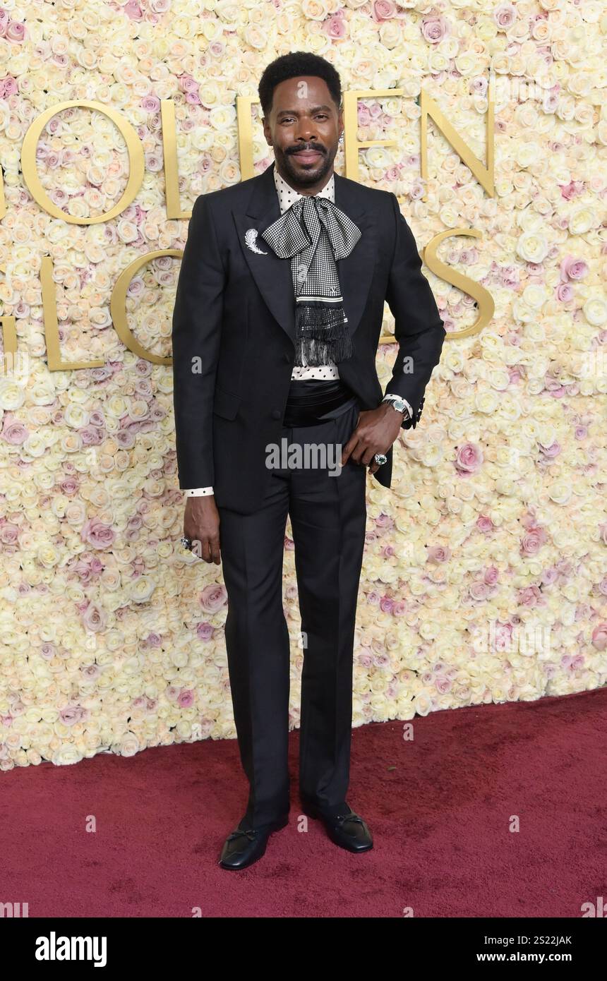 Beverly Hills, USA. 05th Jan, 2025. Colman Domingo arriving to the 82nd ...