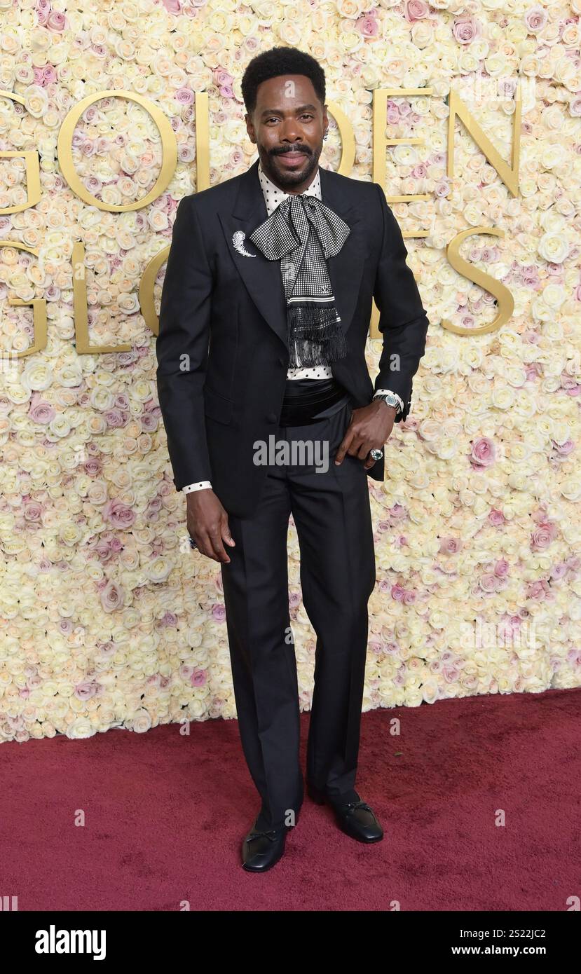 Beverly Hills, USA. 05th Jan, 2025. Colman Domingo arriving to the 82nd ...