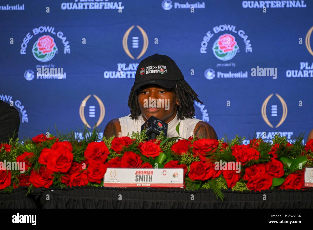 Pasadena, United States. 01st Jan, 2025. Ohio State Buckeyes wide ...