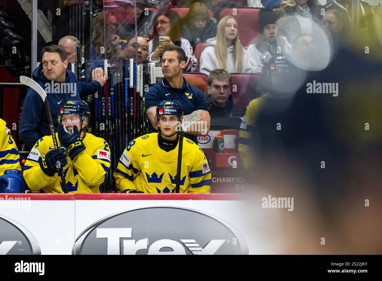 Equipment manager Daniel Nilsson and Physiotherapist Henrik Nilsson of ...