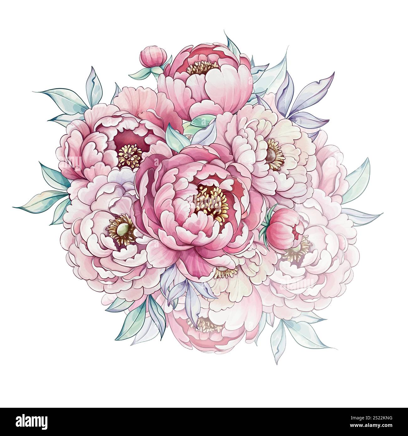 Soft blending of hues Cut Out Stock Images & Pictures - Alamy