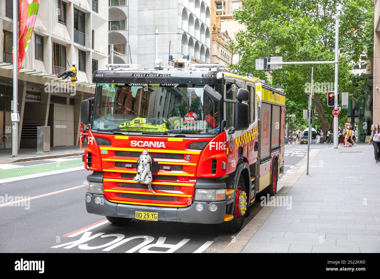 Fire Brigade Service Fire and Rescue NSW Stock Photo - Alamy