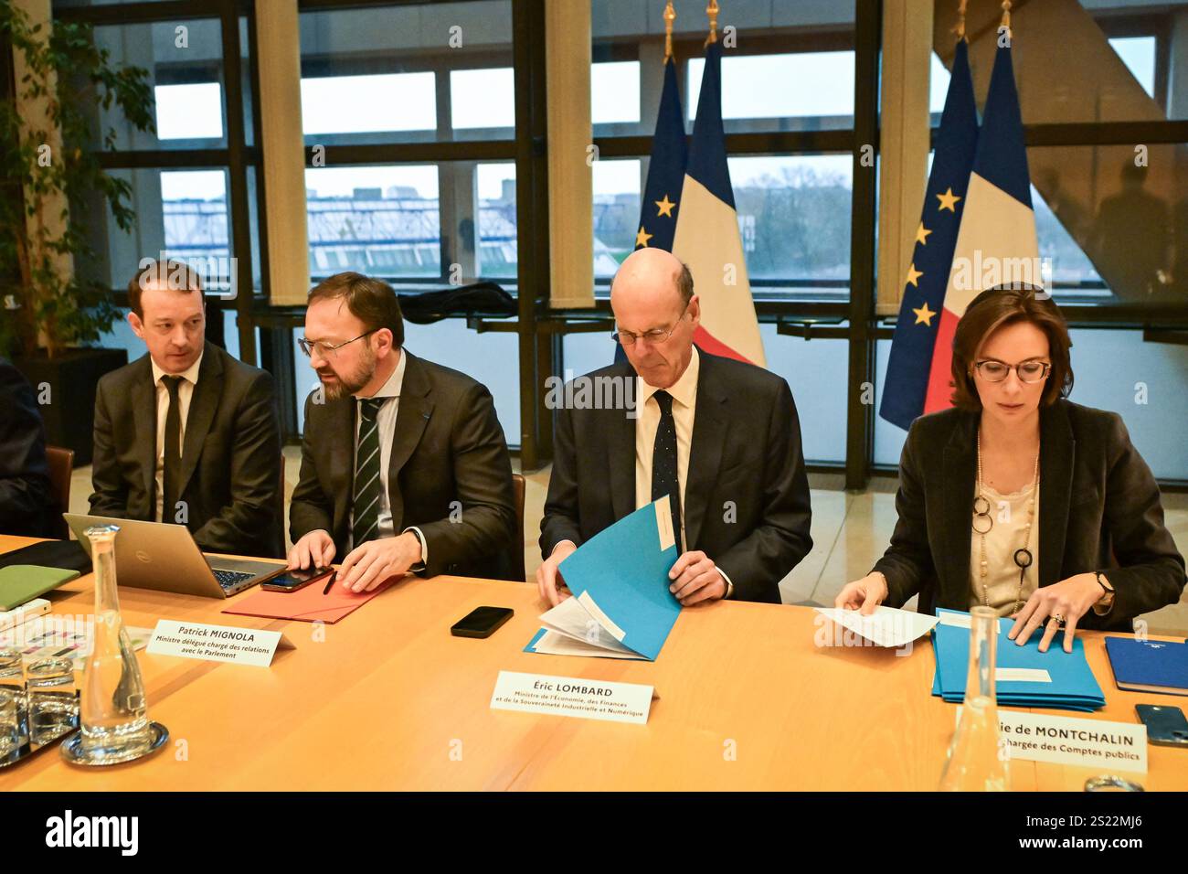 Paris, France. 06th Jan, 2025. French Minister for the Economy ...