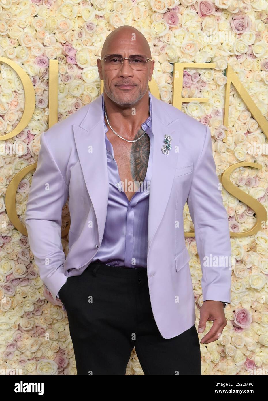 Beverly Hills, USA. 05th Jan, 2025. Dwayne Johnson arriving to the 82nd ...