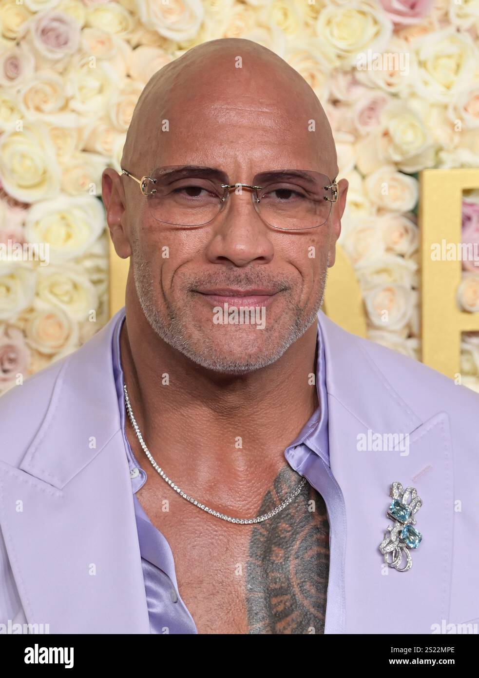 Beverly Hills, USA. 05th Jan, 2025. Dwayne Johnson arriving to the 82nd ...