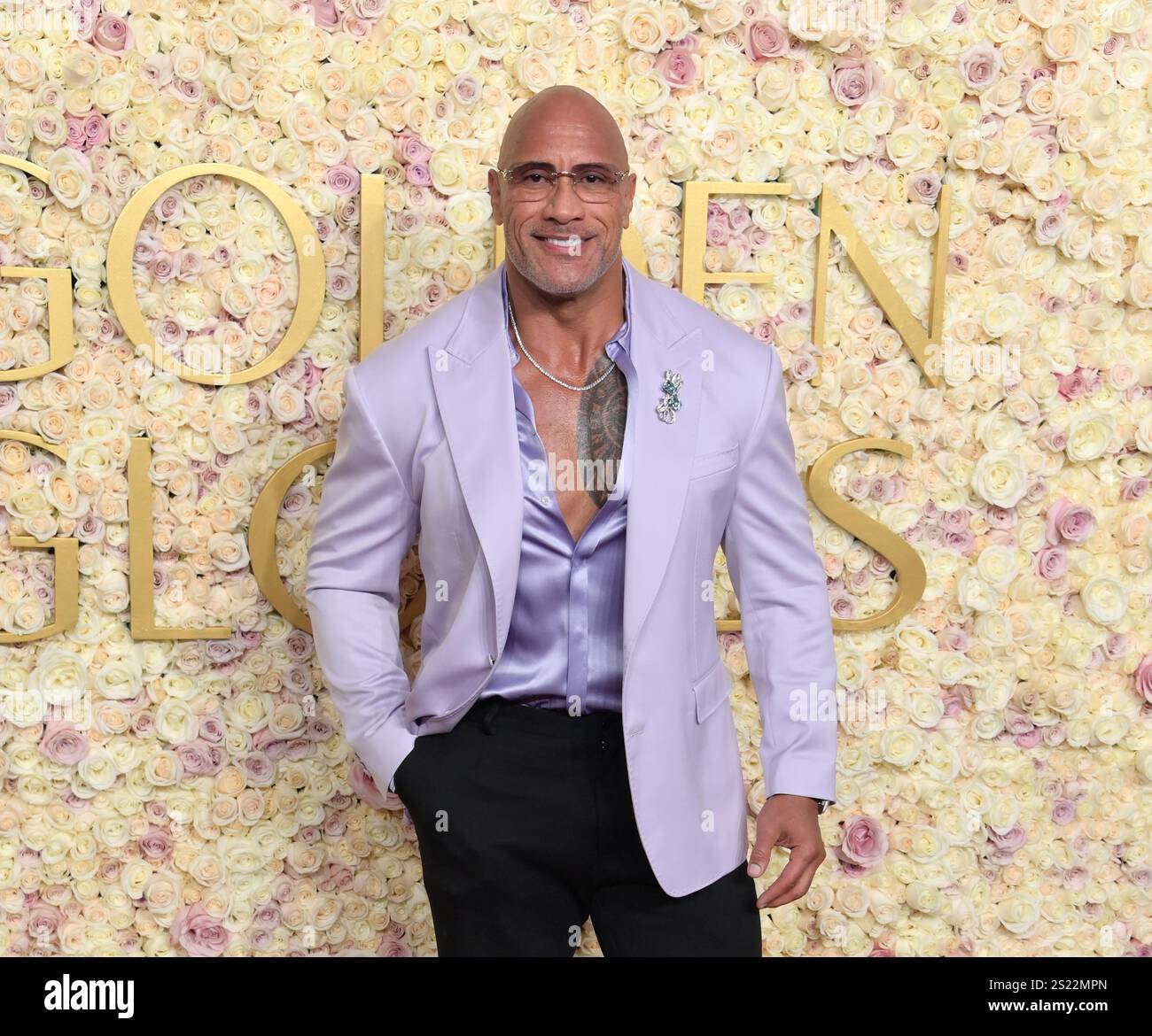 Beverly Hills, USA. 05th Jan, 2025. Dwayne Johnson arriving to the 82nd ...