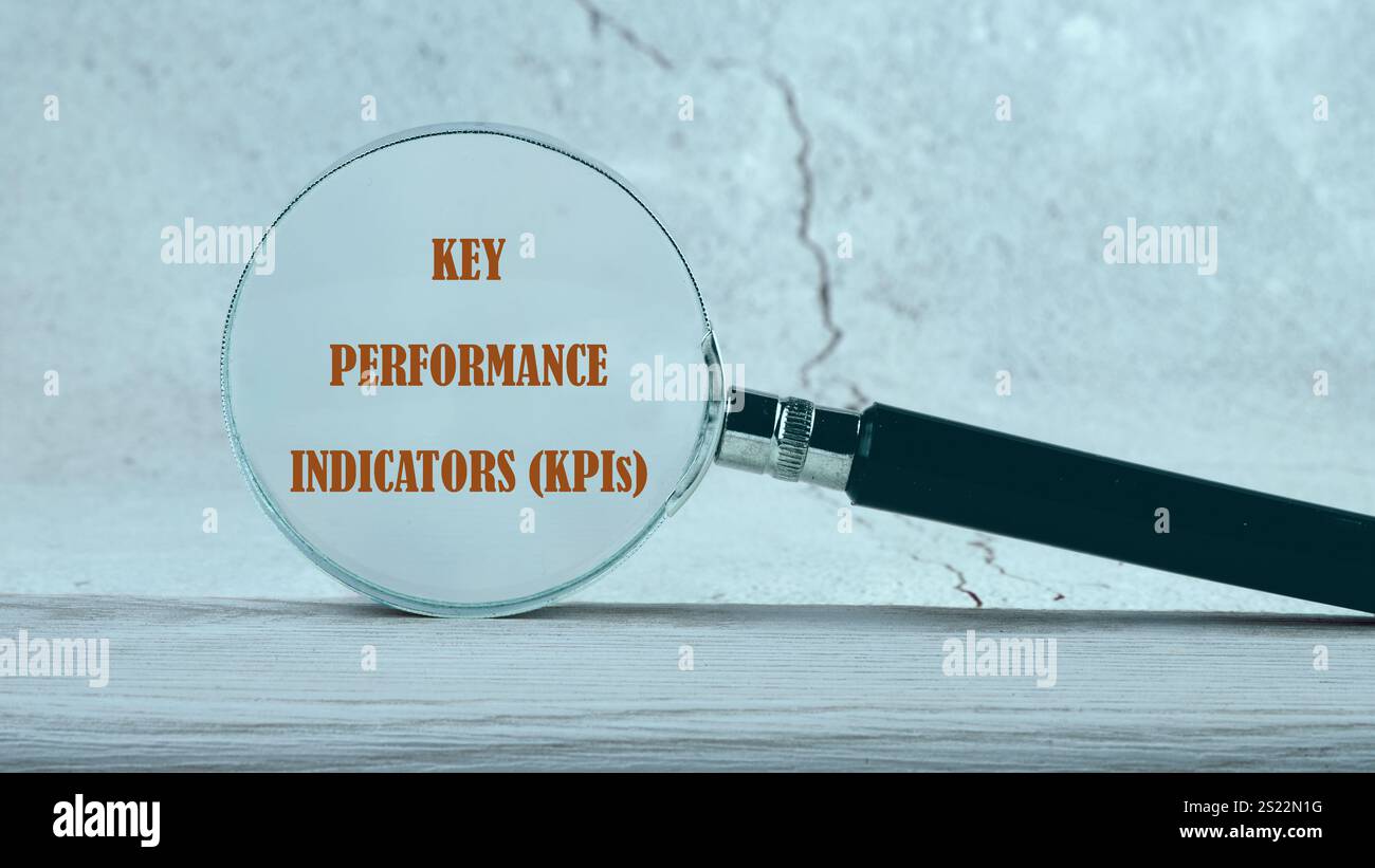 Business and financial concept. KPI (Key Performance Indicator) words ...
