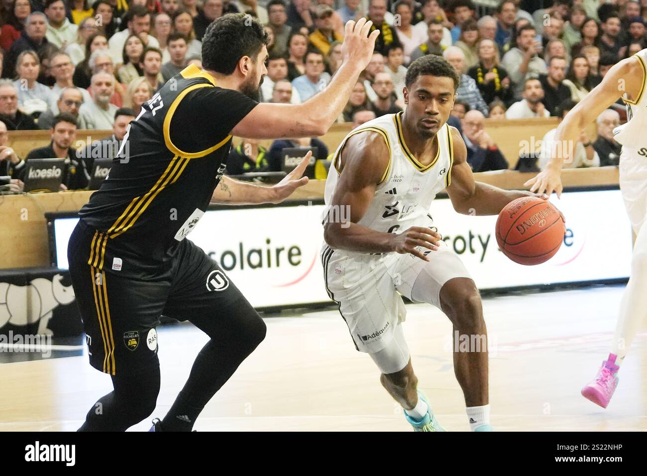 La Rochelle, France. 05th Jan, 2025. Théo Maledon of ASVEL Lyon ...