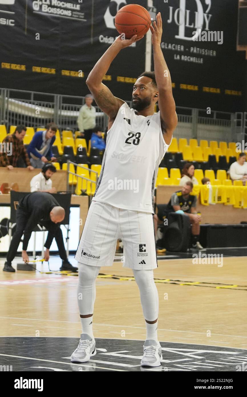 La Rochelle, France. 05th Jan, 2025. David Lighty of ASVEL Lyon ...