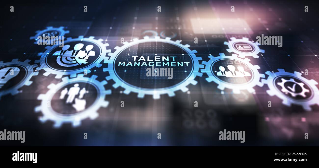 Talent management HR human resources management Team building concept ...